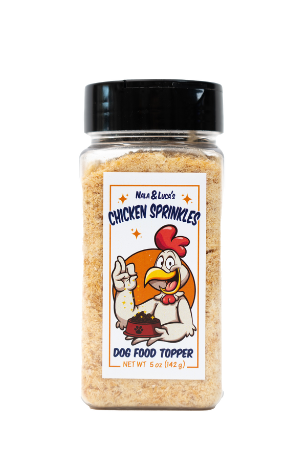 Nala & Luca's Chicken Sprinkles - Food Topper for Dogs & Cats 5oz. "Th ...